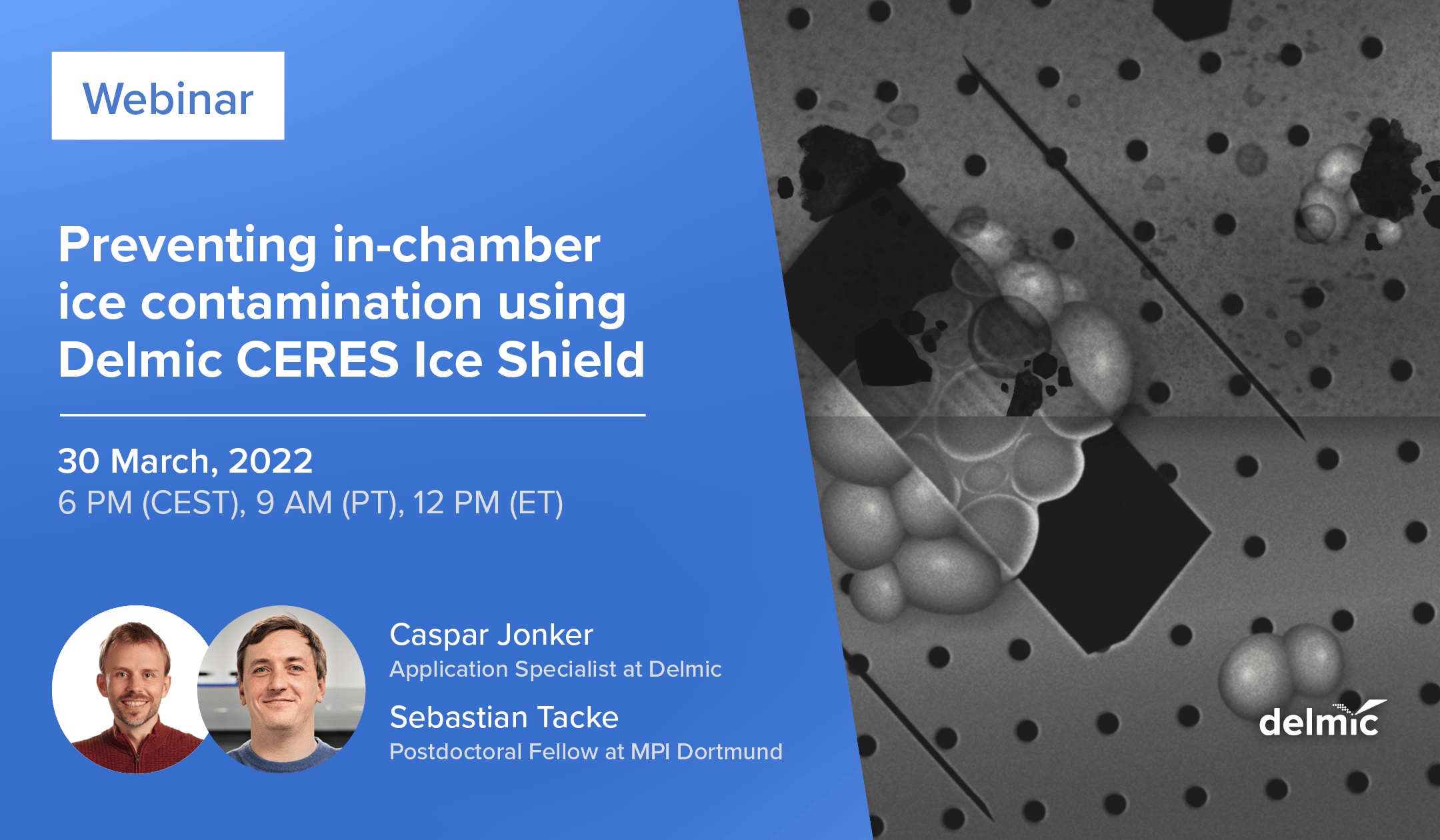 Next webinar on preventing ice contamination with CERES Ice Shield