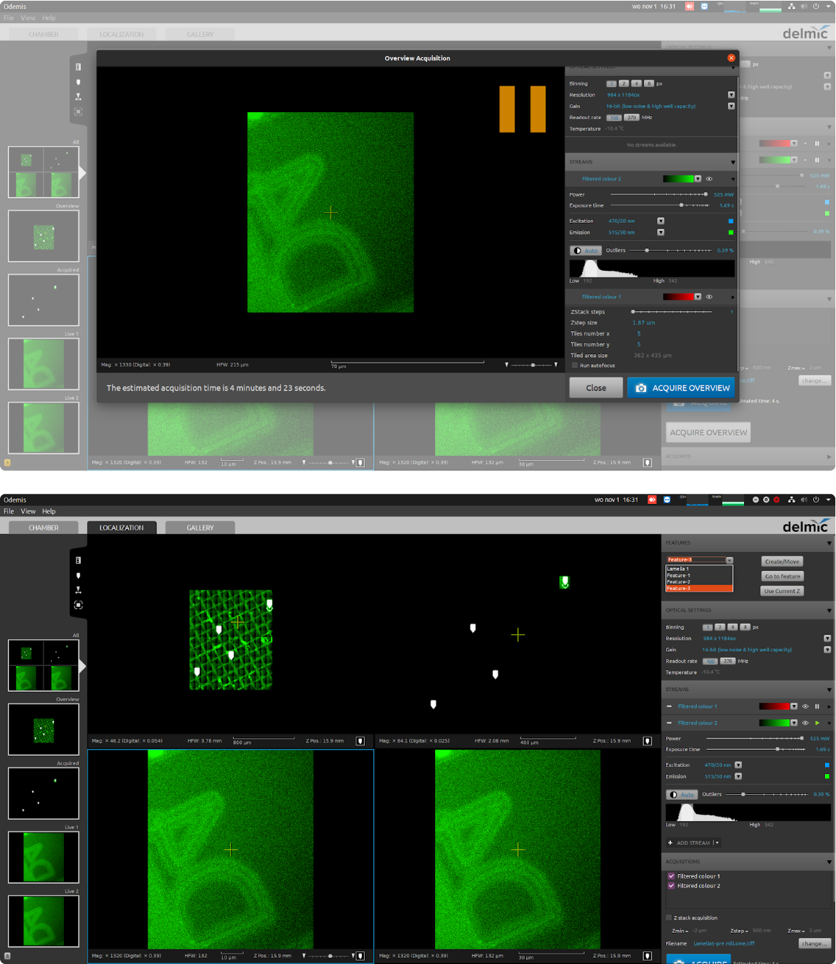 Delmic releases new ODEMIS software version 3.3