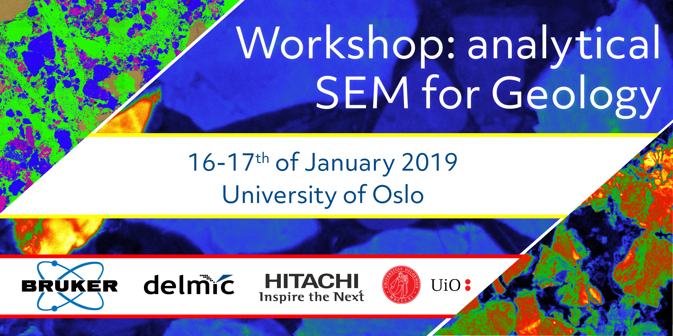 Join the workshop 'Analytical SEM for Geology' by Delmic, Hitachi ...